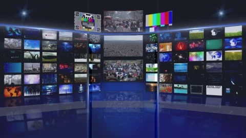virtual screen studio background origina... | Stock Video | Pond5