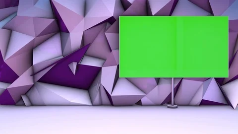 Virtual set stage backdrop 3d render for... | Stock Video | Pond5