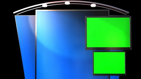 Virtual Studio Background with animated ... | Stock Video | Pond5