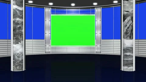 virtual studio background - green blue s... | Stock Video | Pond5