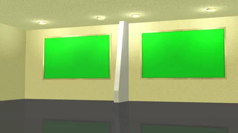 virtual studio background - green screen... | Stock Video | Pond5