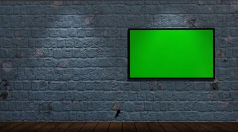 Virtual Studio - brick wall background w... | Stock Video | Pond5
