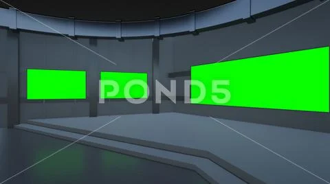 Virtual Studio Set\ 3d chroma background: Graphic #196829521
