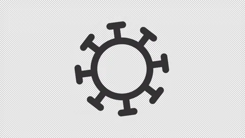 Virus cell animated icon | Stock Video | Pond5