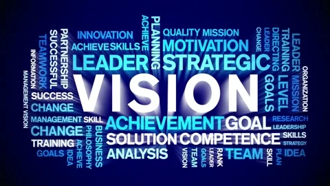 Vision animated word cloud,animation kin... | Stock Video | Pond5