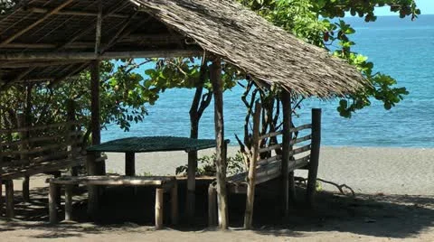 Vista veranda Beach in San jose on Panay... | Stock Video | Pond5