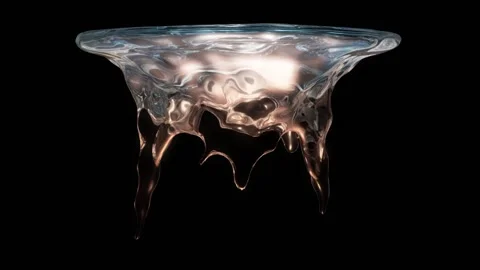 The visual effect of fluid movement | Stock Video | Pond5
