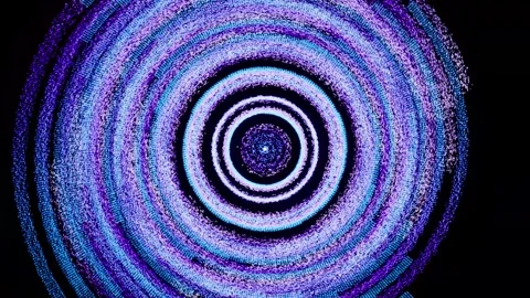 Visual effects, VFX, blue particle vorte... | Stock Video | Pond5