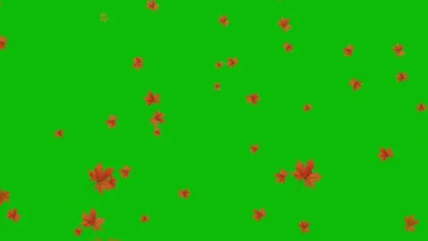 Visual effects, VFX, falling autumn leav... | Stock Video | Pond5