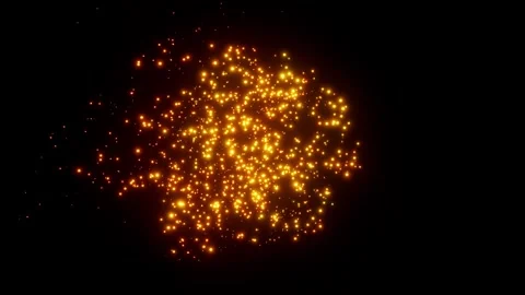 Visual effects, VFX, particles sparks on... | Stock Video | Pond5