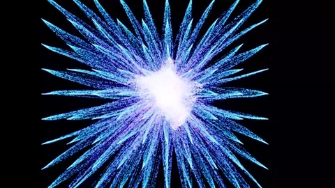 Visual effects, VFX, particles spray on ... | Stock Video | Pond5