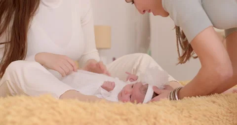 Visual examination of a child by a pedia... | Stock Video | Pond5