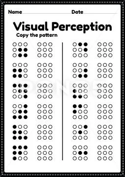 Visual perceptual skills activity of alphabet letters worksheet for ...