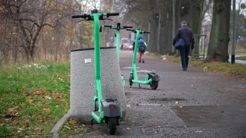 Visual Pollution of Public Space by Shar... | Stock Video | Pond5