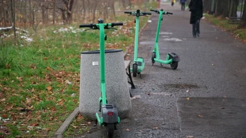 Visual Pollution of Public Space by Shar... | Stock Video | Pond5