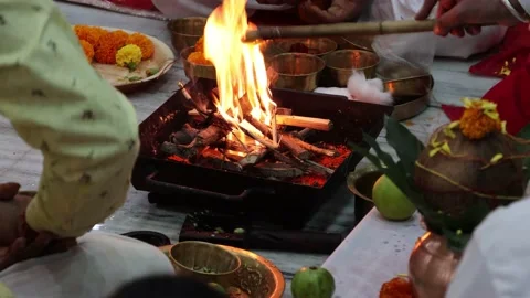 Visuals Indian Wedding rituals, Customs ... | Stock Video | Pond5