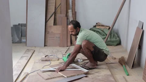 Visuals of live home renovation scene. I... | Stock Video | Pond5