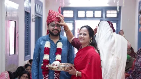 Visuals of a Rajasthani Wedding rituals ... | Stock Video | Pond5