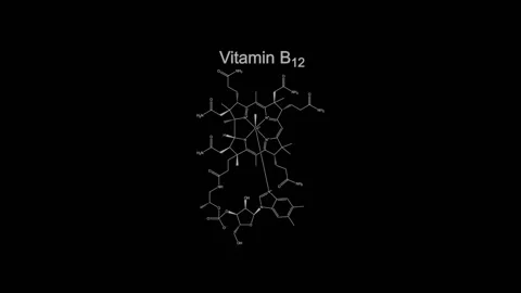 Vitamin B12 methylcobalamin molecule che... | Stock Video | Pond5