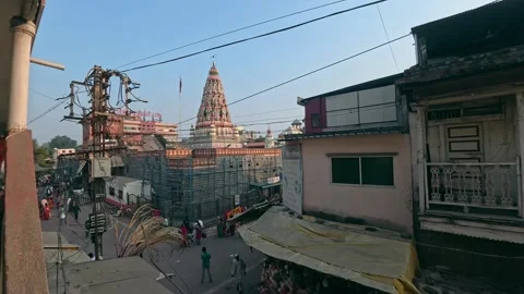 Vitthal Temple at Pandharpur, Vitthal Ru... | Stock Video | Pond5
