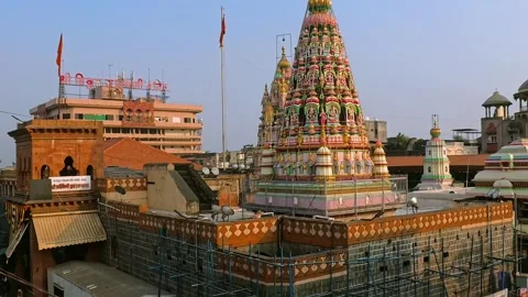Vitthal Temple at Pandharpur, Vitthal Ru... | Stock Video | Pond5