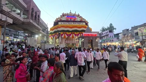 Vitthal Temple at Pandharpur, Vitthal Ru... | Stock Video | Pond5