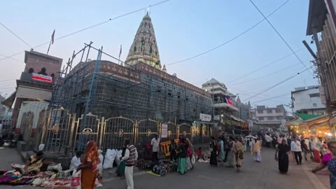 Vitthal Temple at Pandharpur, Vitthal Ru... | Stock Video | Pond5