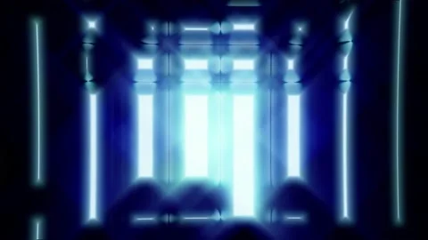 VJ Abstract Blue Lights Looping Visuals ... | Stock Video | Pond5