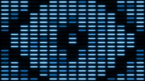 VJ Colorful Led Lights Flashing Wall of ... | Stock Video | Pond5