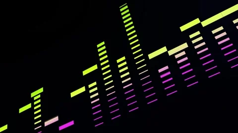 VJ Dance Music Visualizer - Rhythmic Pla... | Stock Video | Pond5