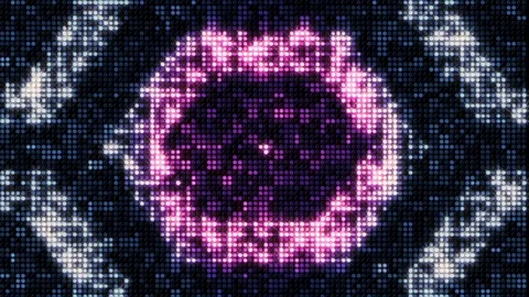 VJ LED Wall Lights Loop | Stock Video | Pond5