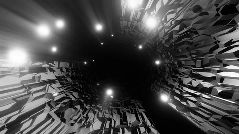 VJ Loop - Abstract Black and White Geome... | Stock Video | Pond5