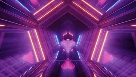 VJ Loop - Glowing 3D Purple Heart Rollin... | Stock Video | Pond5