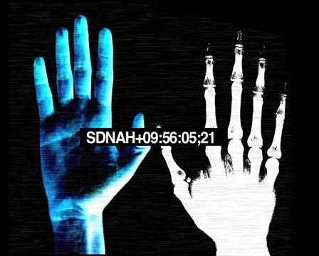 VJ LOOP - Hand Skeleton Flash | Stock Video | Pond5