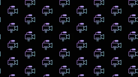 Vlog Camera Black Animated Loop Backgrou... | Stock Video | Pond5