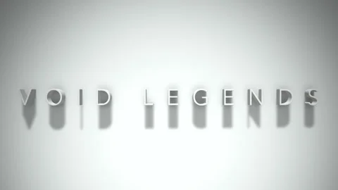 void legends 3D title animation white te... | Stock Video | Pond5