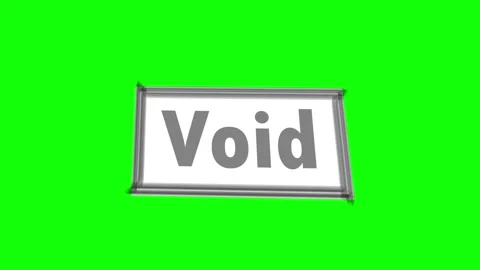 Void stamp seal text animation on Green ... | Stock Video | Pond5