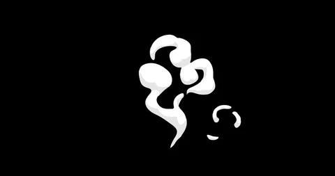 Cartoon Smoke Animation Stock Video Footage | Royalty Free Cartoon ...