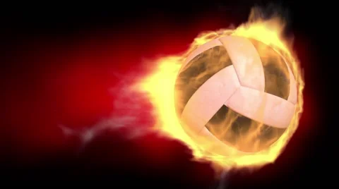 Volleyball Flame Stock Video Footage | Royalty Free Volleyball Flame Videos | Pond5