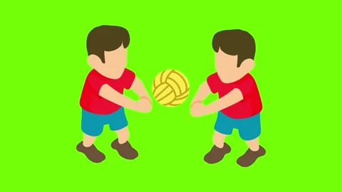 Volleyball Animation Stock Footage ~ Royalty Free Stock Videos | Pond5