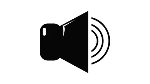 Volume up icon animation | Stock Video | Pond5