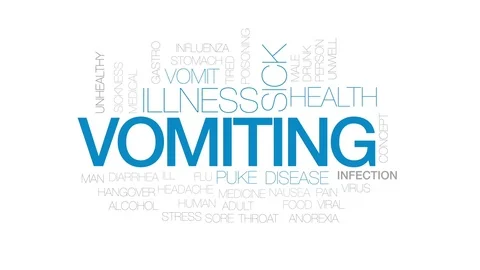 Vomiting animated word cloud, text desig... | Stock Video | Pond5