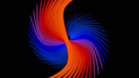 Vortex circle front CG particle motion g... | Stock Video | Pond5