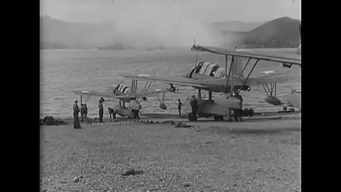 Floatplane Catapult Stock Footage ~ Royalty Free Stock Videos | Pond5