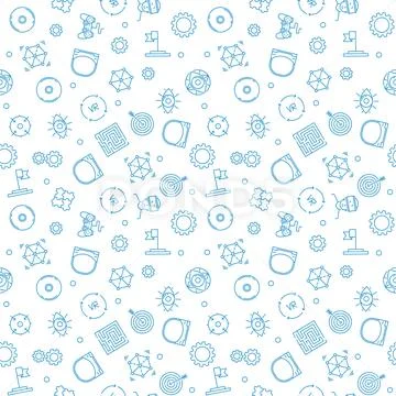 VR Virtual Reality vector linear seamless pattern: Royalty Free #116342374