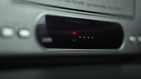 VRC Close Up, Inserting VHS Video Tape a... | Stock Video | Pond5