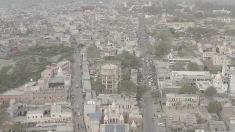 Vrindavan, city of 5000 temples. India, ... | Stock Video | Pond5
