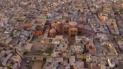 Vrindavan, city of 5000 temples. India, ... | Stock Video | Pond5