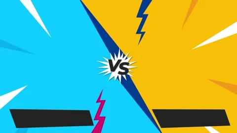 VS template. Teams Versus Battle Screen ... | Stock Video | Pond5