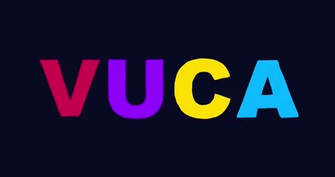 VUCA letters big forming cartoon animati... | Stock Video | Pond5
